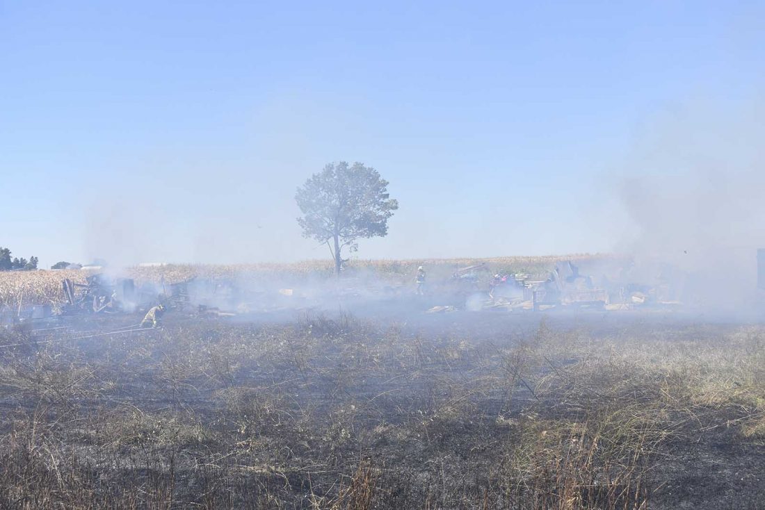 Fire ravages rural Clare property | News, Sports, Jobs - Messenger News